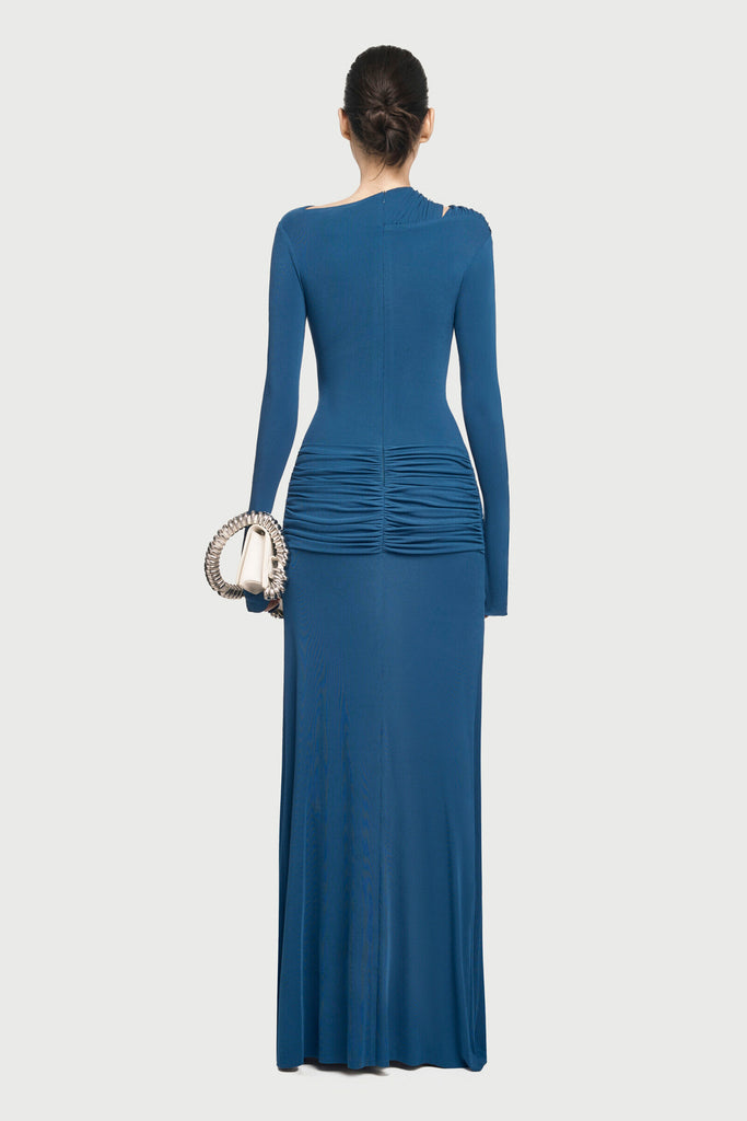 Amara Dress Navy by CHATS by C.DAM for Hire | High St. Hire